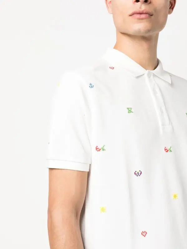 Kenzo Pixel Slim Fit Polo Shirt