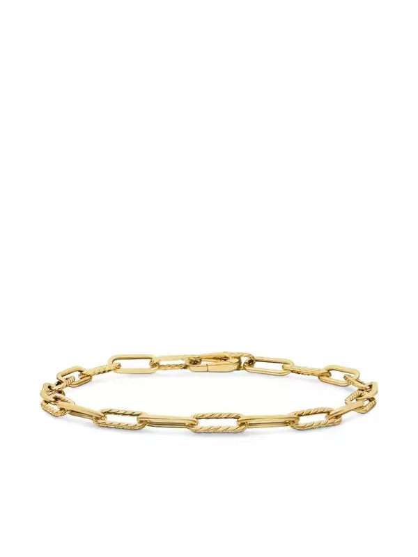 David Yurman 18kt Yellow Dy Madison Chain Bracelet - Gold