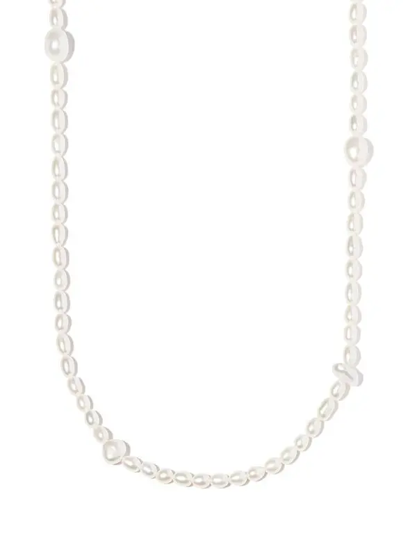 MARIA BLACK Martini Pearl Necklace - Silver