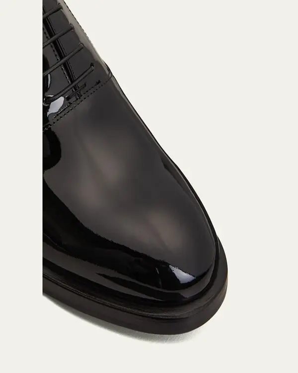 Brunello Cucinelli Patent Leather Oxford Shoes
