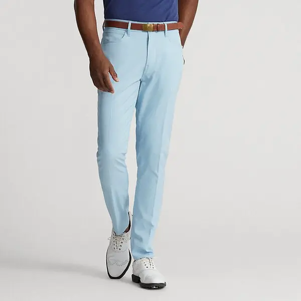 Ralph Lauren Classic Fit Performance Twill Pant - Powder Blue