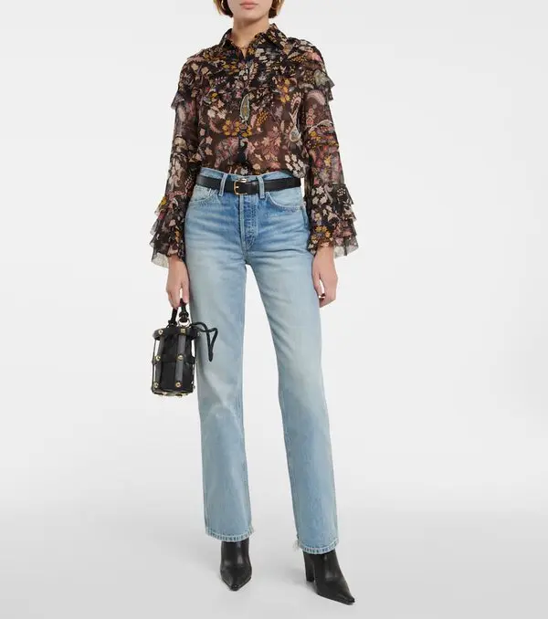 RE/DONE Mid-rise Straight-leg Jeans