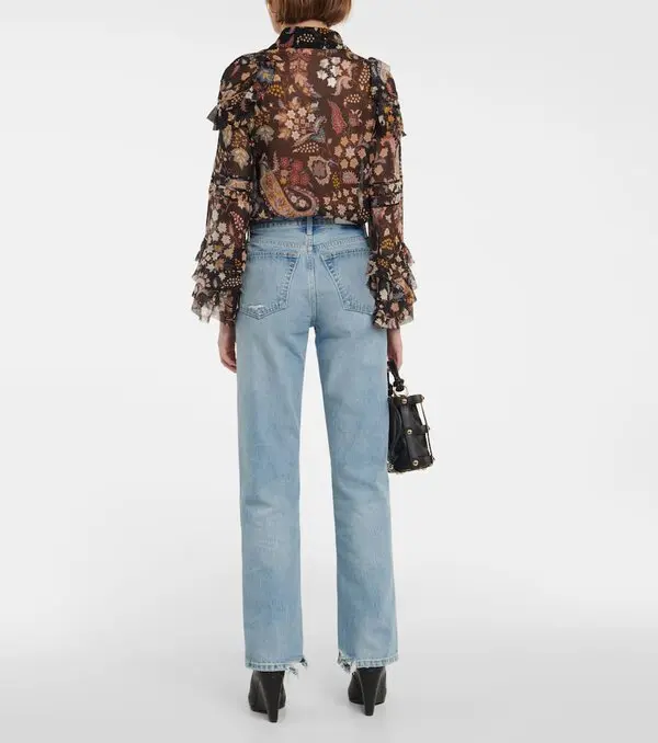 RE/DONE Mid-rise Straight-leg Jeans