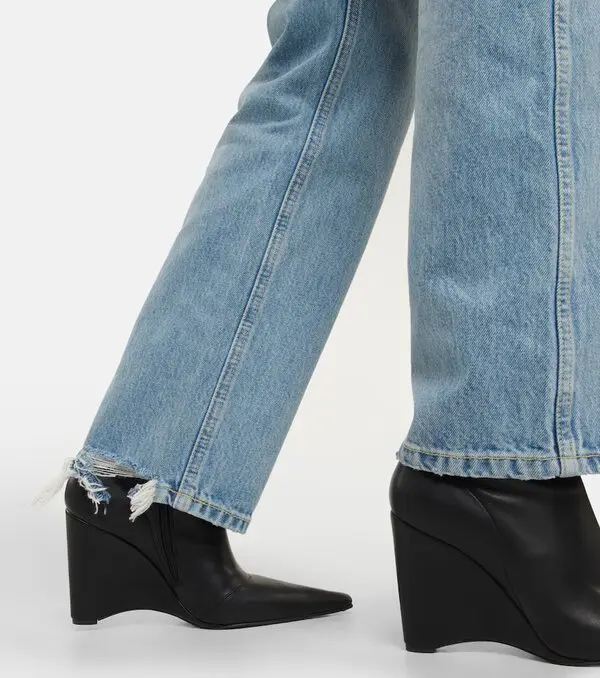 RE/DONE Mid-rise Straight-leg Jeans