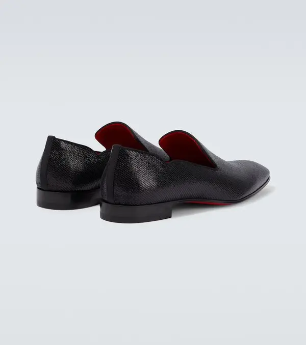 CHRISTIAN LOUBOUTIN Dandy Chick Jacquard Loafers
