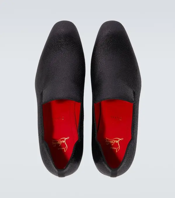 CHRISTIAN LOUBOUTIN Dandy Chick Jacquard Loafers