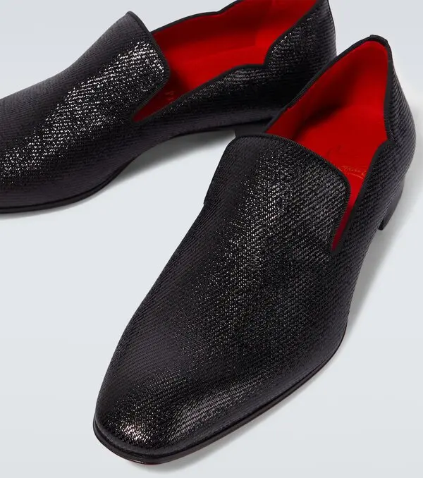 CHRISTIAN LOUBOUTIN Dandy Chick Jacquard Loafers