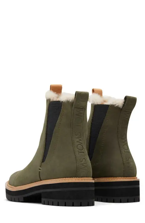 Toms Dakota Faux Fur Lined Chelsea Boot