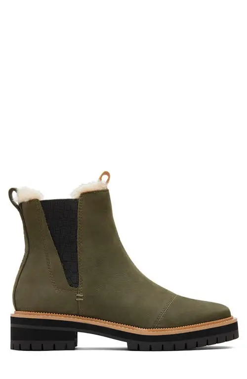 Toms Dakota Faux Fur Lined Chelsea Boot