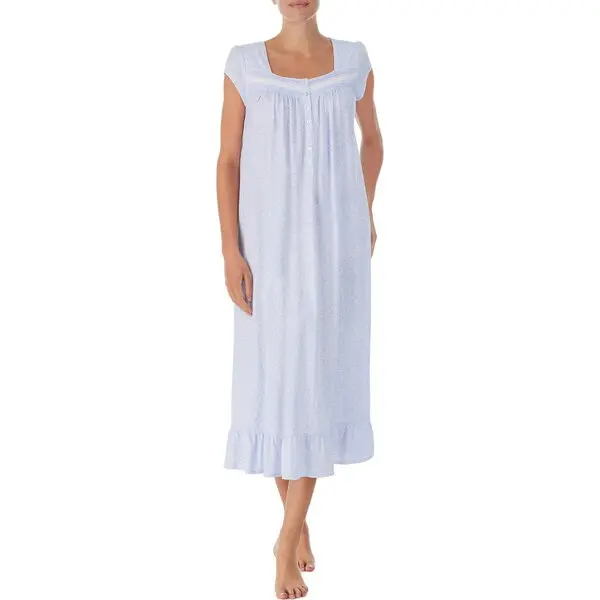 Eileen West Cap Sleeve Cotton Jersey Nightgown