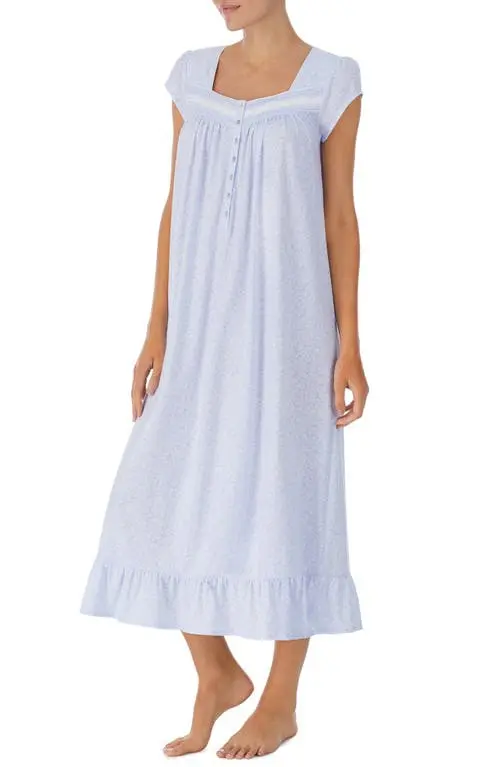 Eileen West Cap Sleeve Cotton Jersey Nightgown