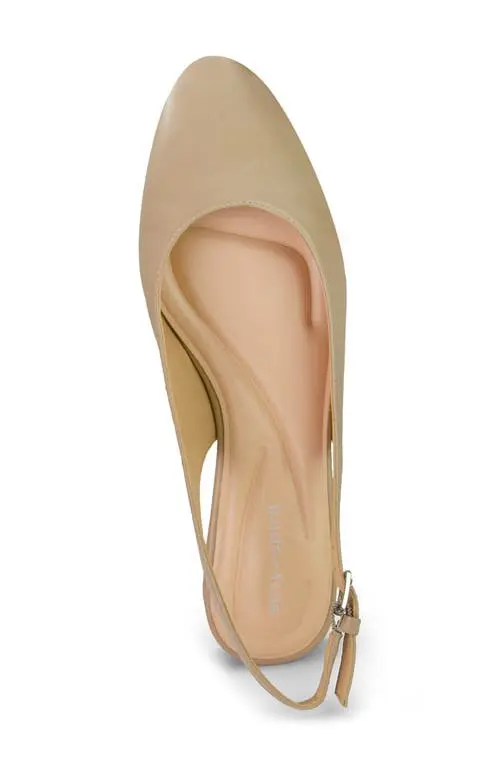 Easy Spirit Cassius Slingback Flat - Medium Natural 101