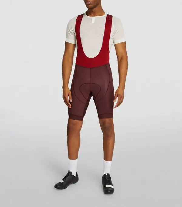 Rapha Pro Team Winter Bib Shorts In Burgundy - 30% Off | Editorialist