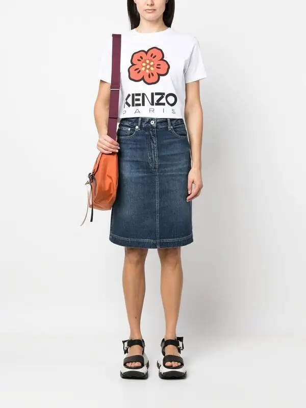 Kenzo Knee-length Denim Skirt