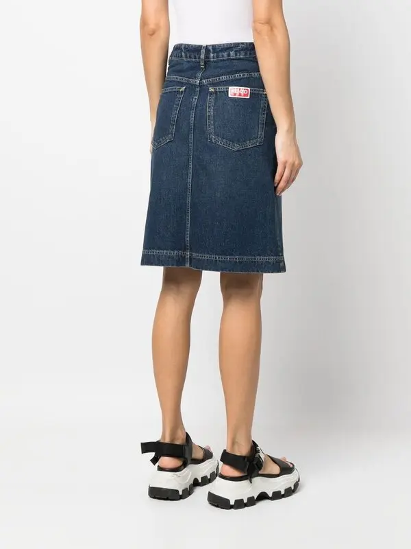 Kenzo Knee-length Denim Skirt