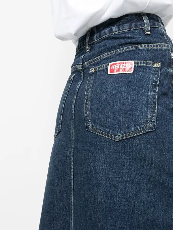 Kenzo Knee-length Denim Skirt