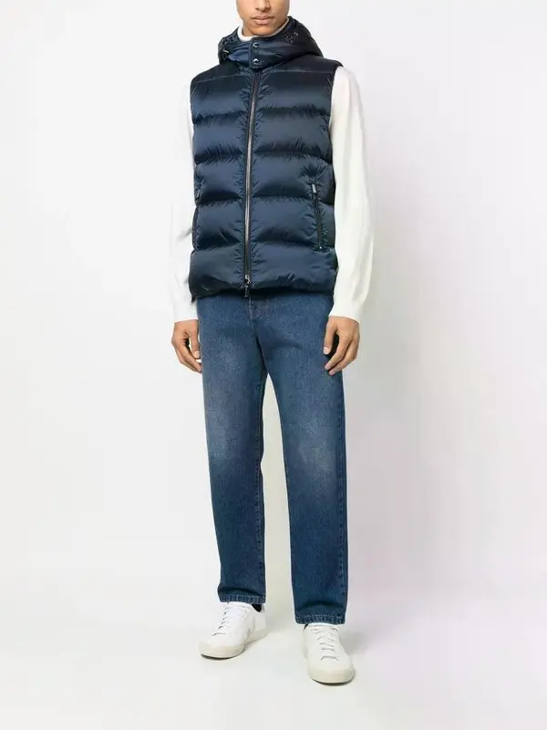 MOORER Padded Down Gilet