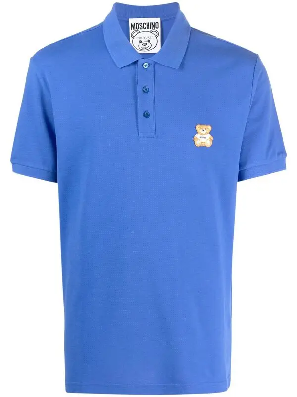 Moschino Logo-patch Polo Shirt