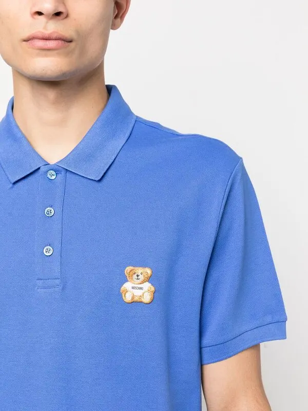 Moschino Logo-patch Polo Shirt