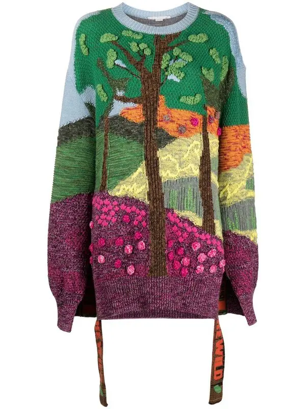 Stella McCartney Tree Of Life Jacquard Jumper