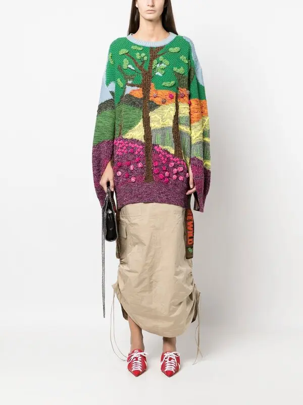 Stella McCartney Tree Of Life Jacquard Jumper