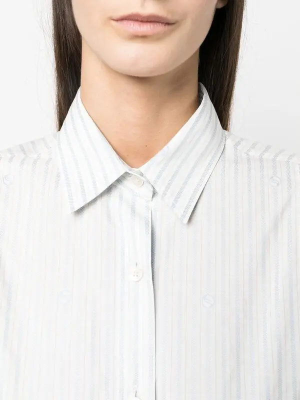 Stella McCartney Stripe-print Long-sleeved Shirt