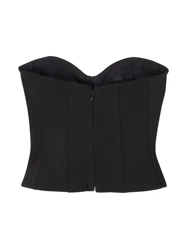Balenciaga Strapless Bustier Top