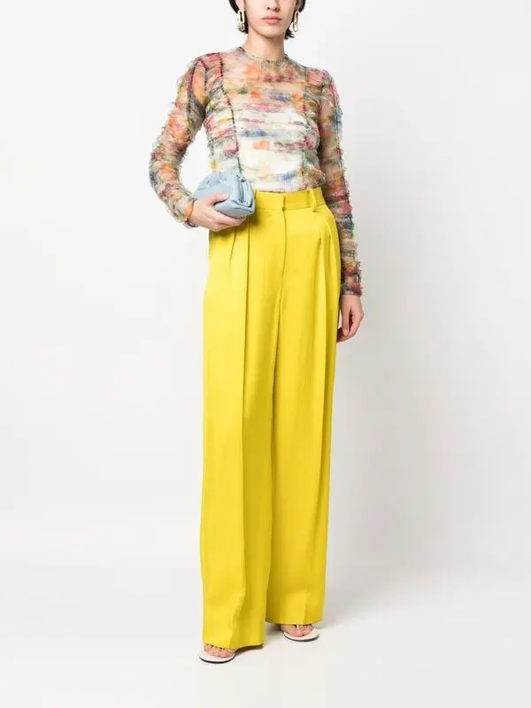 Viktor & Rolf Sheer Floral Print Blouse