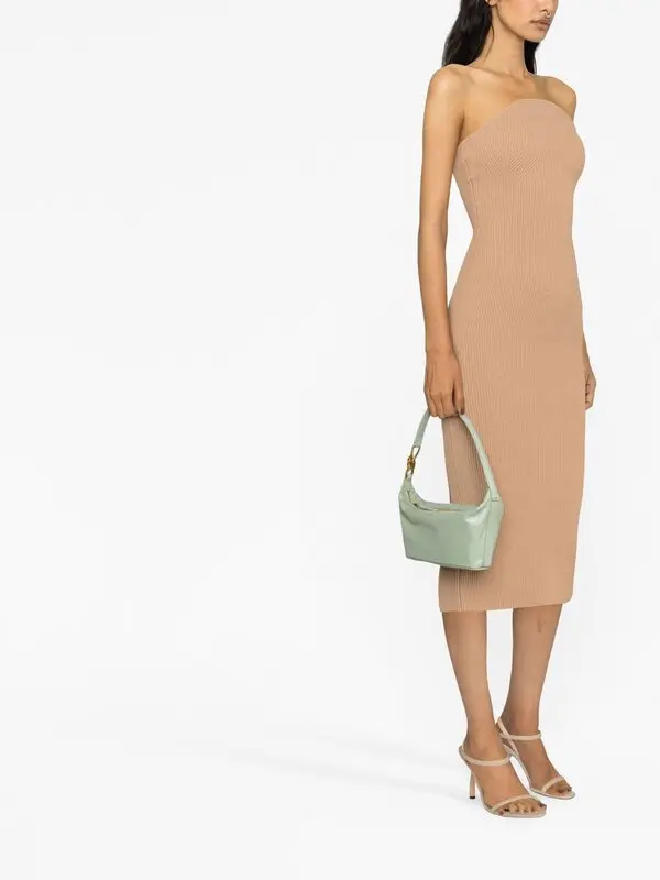 Khaite Ribbed Bodycon Midi Dress