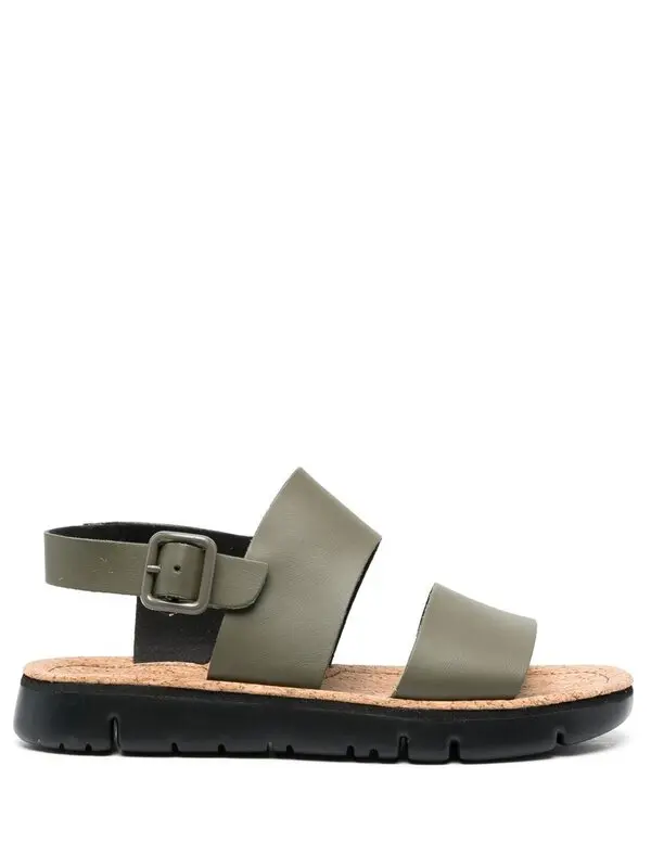 Camper Oruga Slingback Sandals - Green
