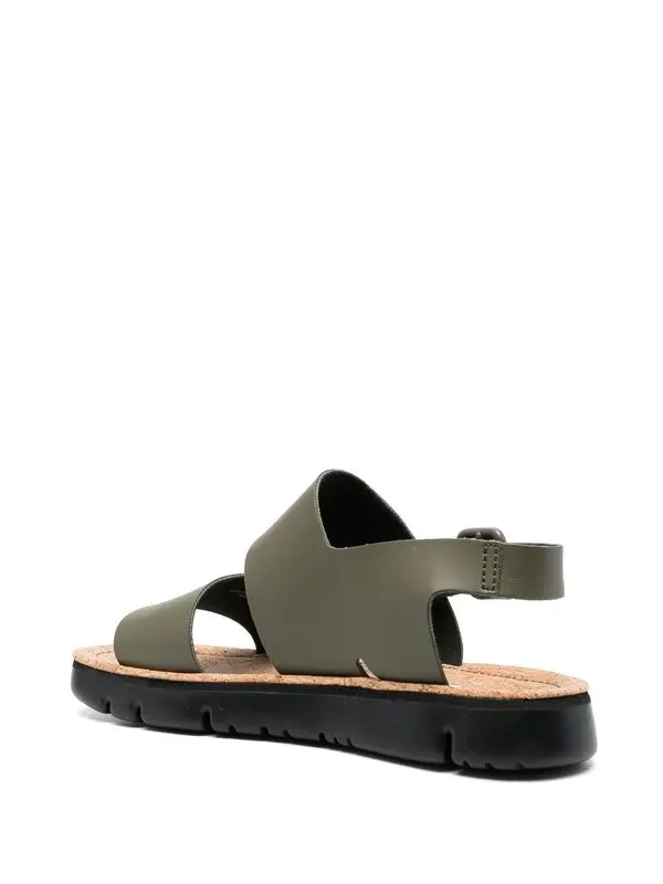 Camper Oruga Slingback Sandals - Green