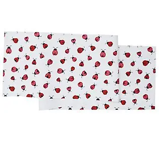 C&F HOME Ladybug Pattern Spring Table Runner Valerie - One-color