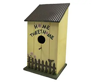 SANTA'S WORKSHOP Inc. 12'h Home Tweet Home Bir Dhouse - One-color