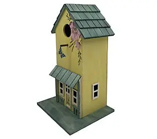 SANTA'S WORKSHOP Inc. 12'h Butterfly Cottage B Irdhouse - One-color