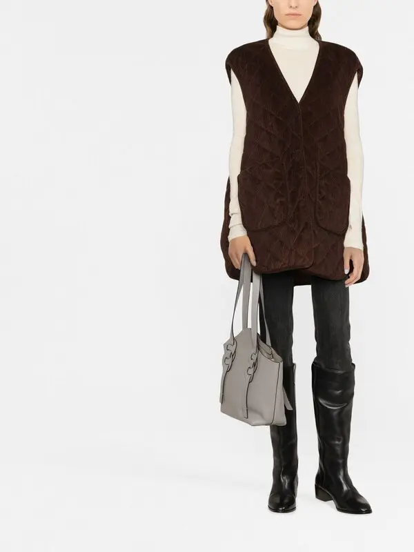 TOTEME Quilted Corduroy Vest