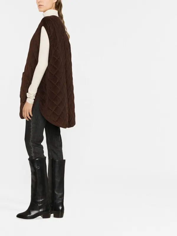 TOTEME Quilted Corduroy Vest