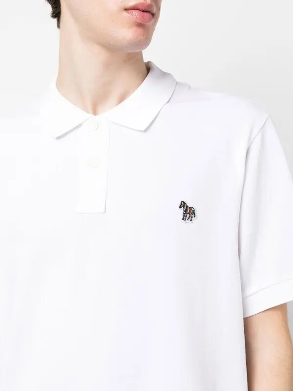 Paul Smith Zebra-patch Short-sleeved Polo Shirt