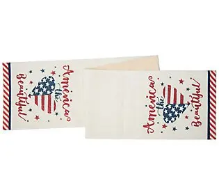 VALERIE PARR HILL America The Beautiful Table Runner Valerie - One-color