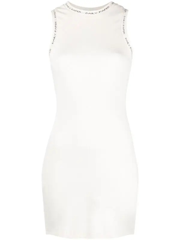 DAILY PAPER Round-neck Sleeveless Mini Dress