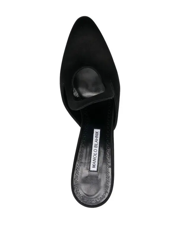 Manolo Blahnik Fugati 100mm Heeled Mules