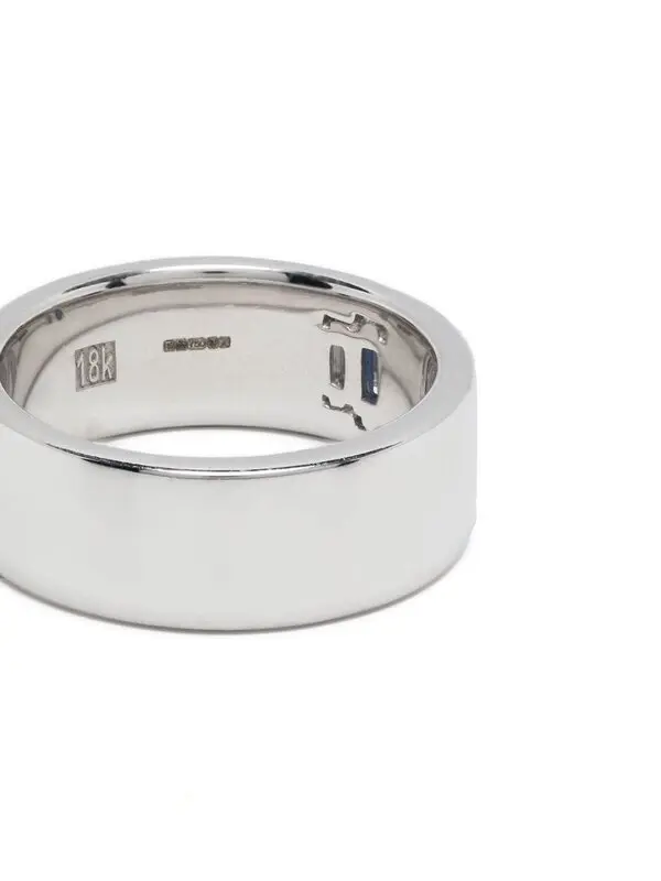 SUZANNE KALAN 18kt White Gold Diamond And Sapphire Ring