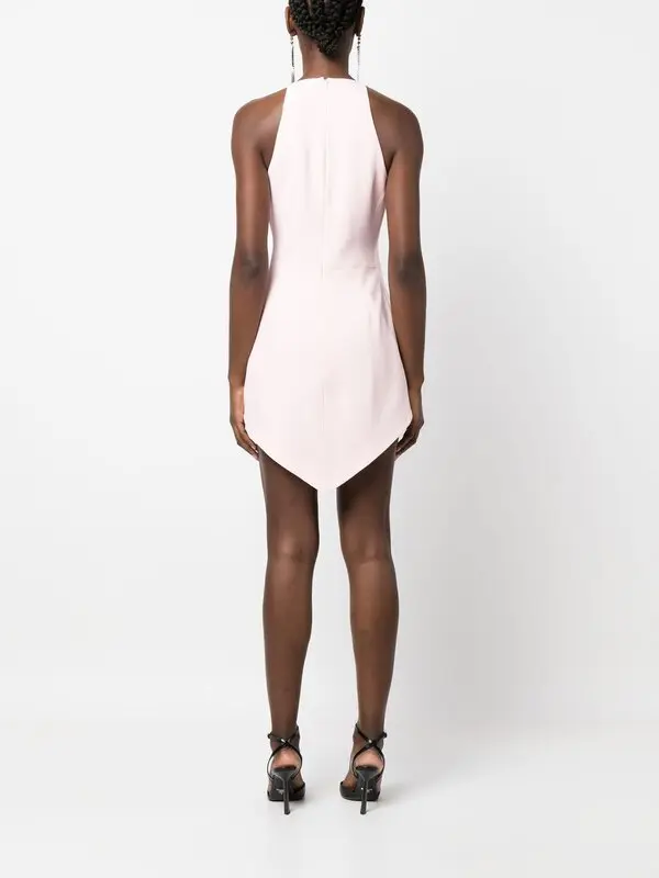 David Koma Flower Appliqué Mini Dress
