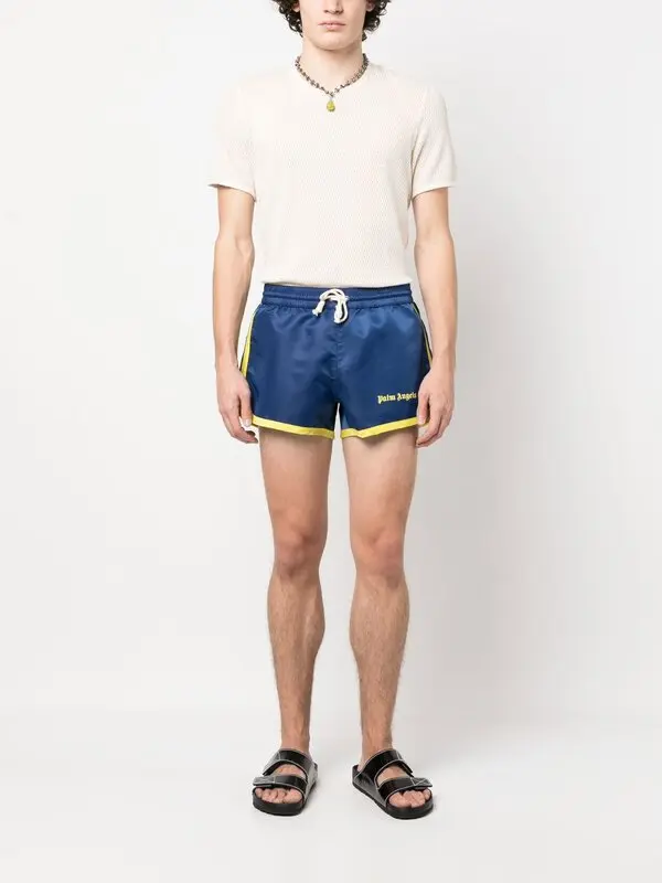Palm Angels Miami Contrast-trim Shorts