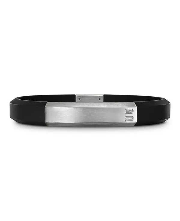 David Yurman Streamline Statement Bracelet - Black/silver