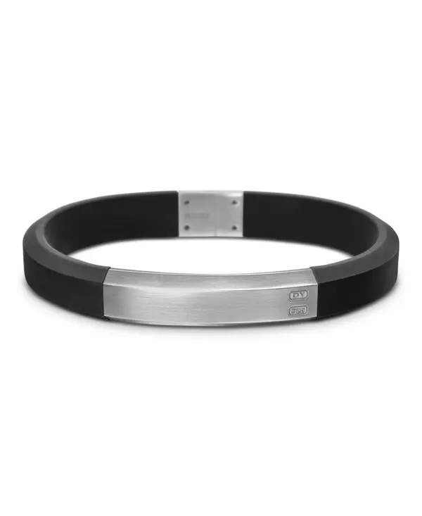 David Yurman Streamline Statement Bracelet - Black/silver