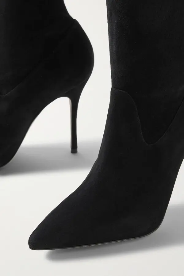Manolo Blahnik Pascalarehi 105 Suede Over-the-knee Boots