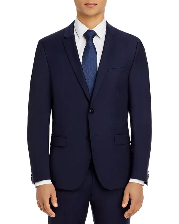 Hugo Boss Arti Stretch Wool Extra Slim Fit Suit Jacket - Navy