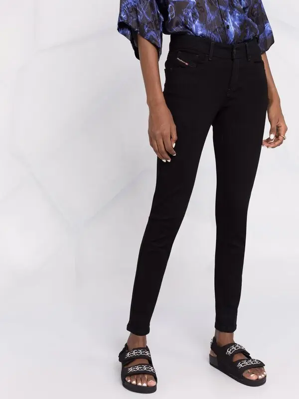 DIESEL® 2017 Slandy 069ef Skinny Jeans - Black