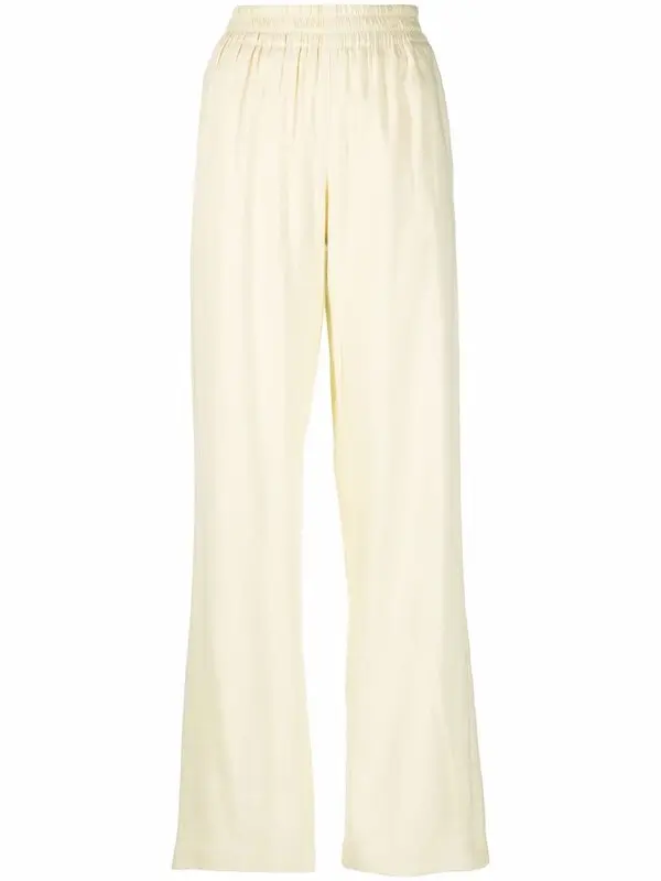 GOLDEN GOOSE Brittany Wide-leg Trousers - Yellow