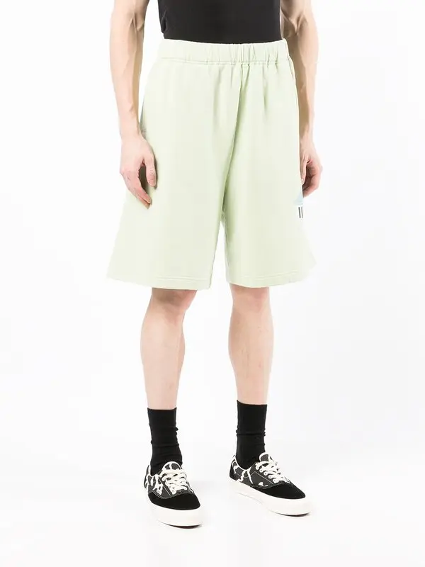 Undercover House Print Wide-leg Shorts